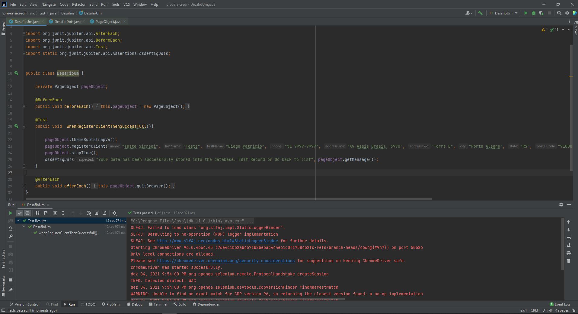 GitHub - diegojpatricio/prova_sicredi_webdriver