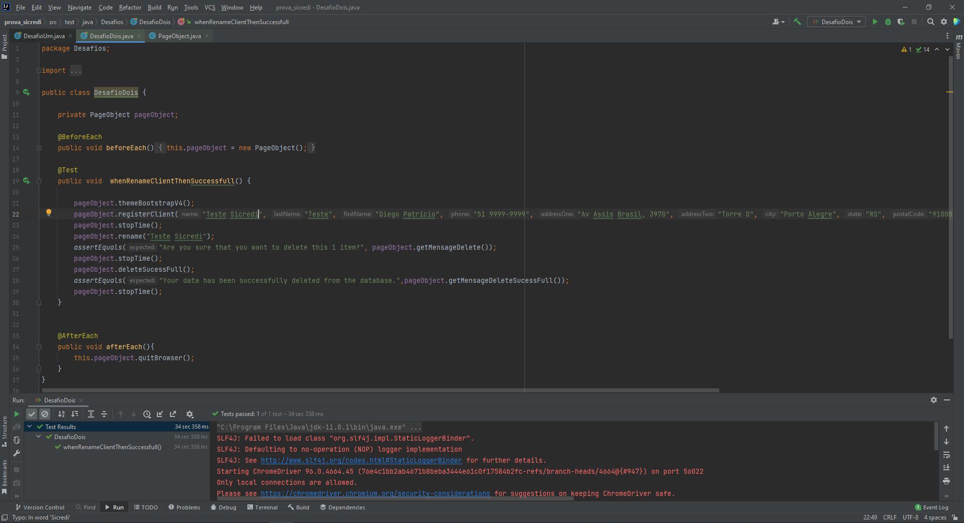 GitHub - diegojpatricio/prova_sicredi_webdriver