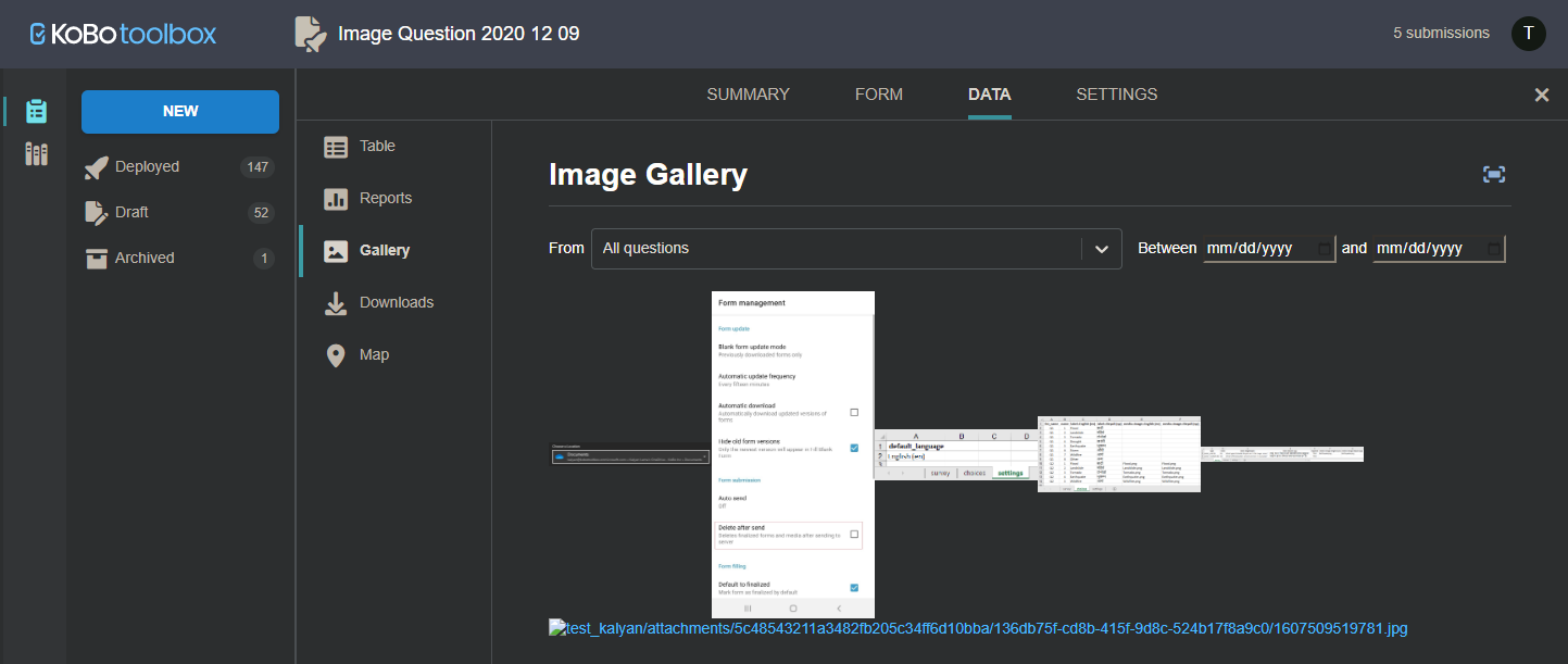 Date picker in an image gallery not compatible with dark mode · Issue #3892 · kobotoolbox/kpi ...