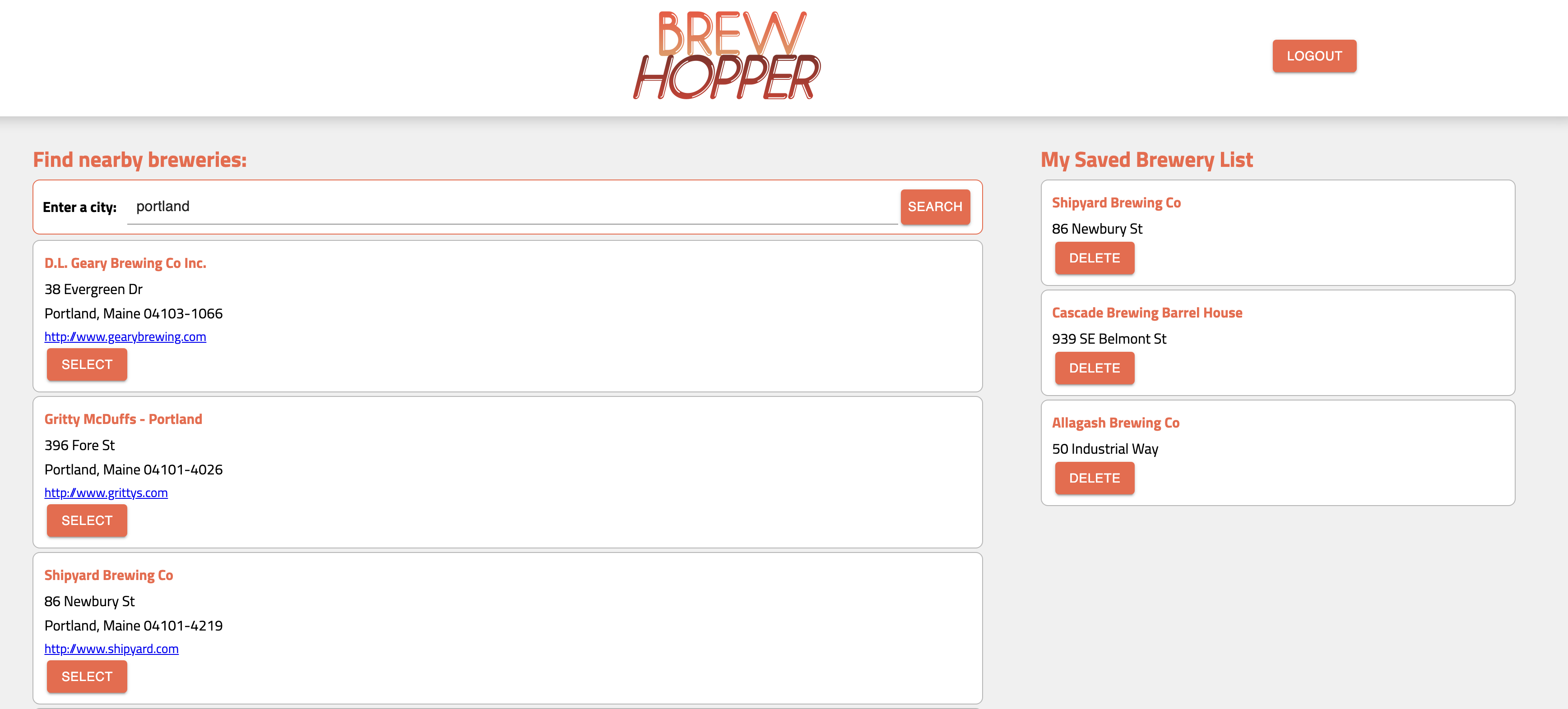 GitHub - Final-App/trail-blazer: Welcome to Brew Hopper, The app that lets you plan a brewery ...