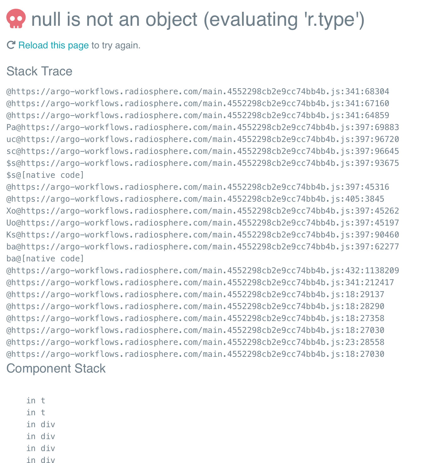 Ui Shows Null Is Not An Object If Retry A Failed Container Set Workflow · Issue 11061 