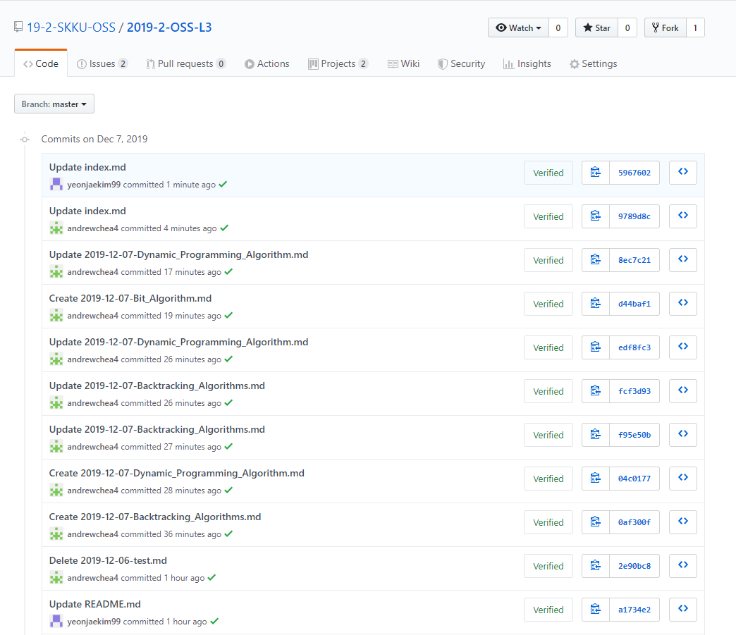 GitHub - 19-2-SKKU-OSS/2019-2-OSS-L3: Welcome to our project:) Our project is copied from ...