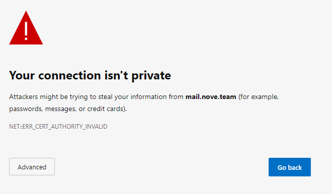 Invalid SSL certificate · Issue #2406 · modoboa/modoboa · GitHub