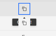Copy buttons Tooltip is hidden below the layer of the copy button of ...