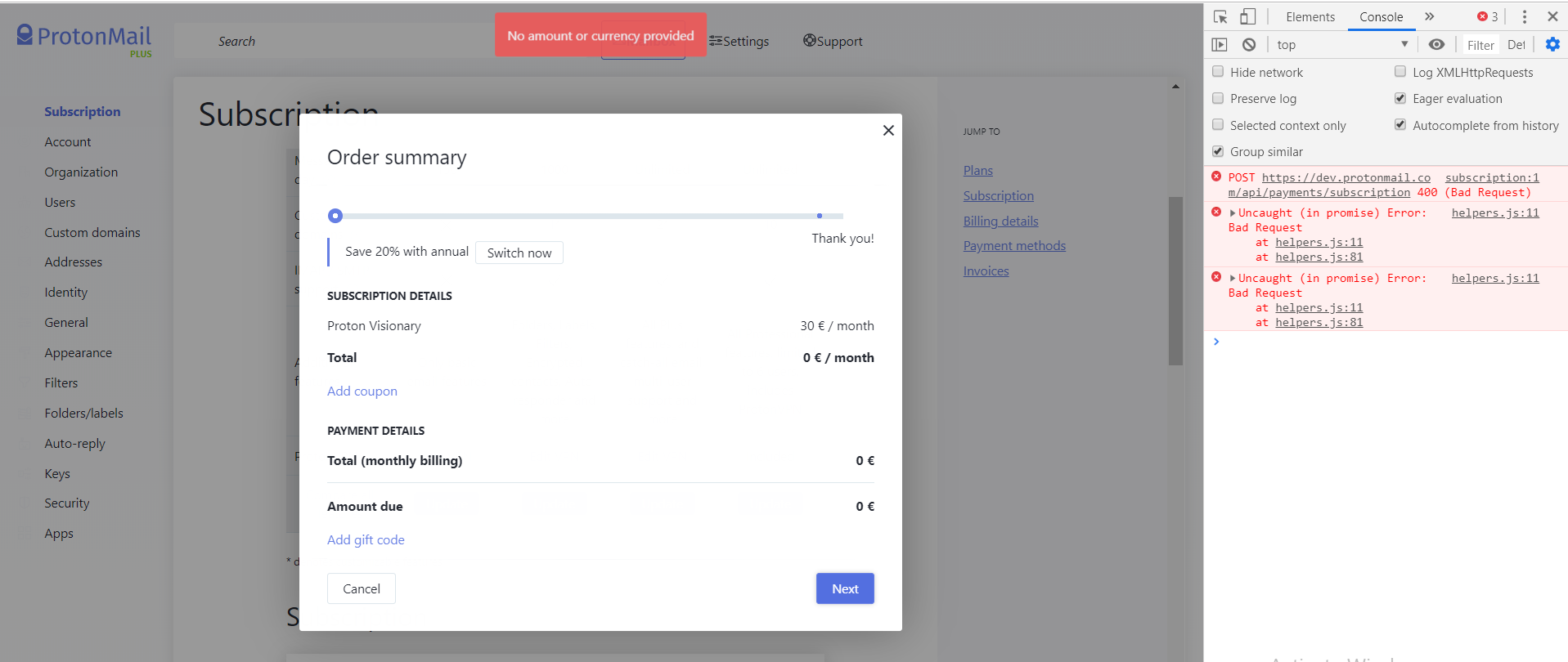 Trying to upgrade to 'Visionary' results with an error · Issue #75 ...