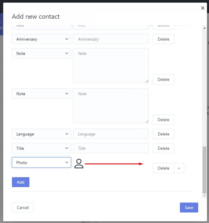 Improper alignment of elements · Issue #148 · ProtonMail/proton-contacts · GitHub