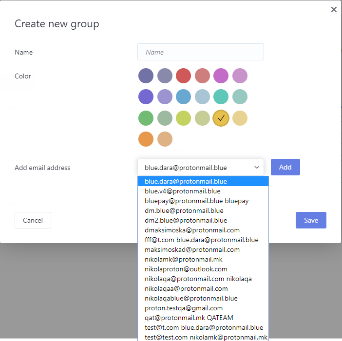 Better visual distinction between Contact's address and display name when creating a Contact ...