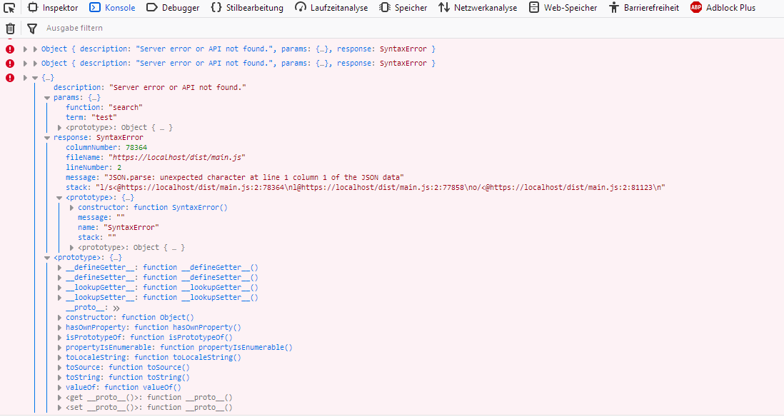 "Server error or API not found" when trying to search · Issue #255 · LycheeOrg/Lychee-v3 · GitHub
