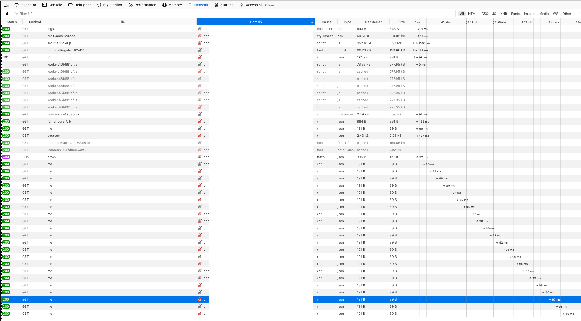 Chronograf log viewer hanging · Issue #4851 · influxdata/chronograf · GitHub