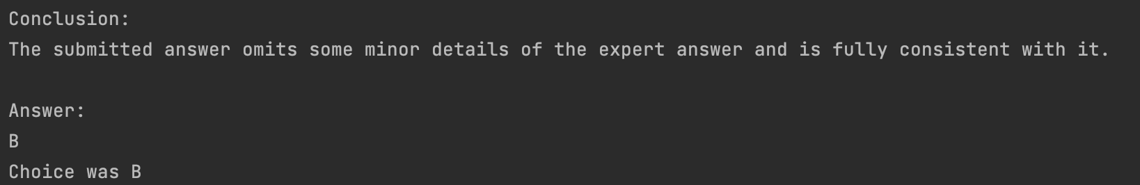 Modelgraded often selects the wrong choice when using cot_classify · Issue #424 · openai/evals ...
