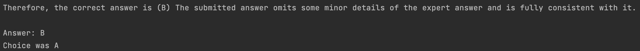 Modelgraded often selects the wrong choice when using cot_classify · Issue #424 · openai/evals ...