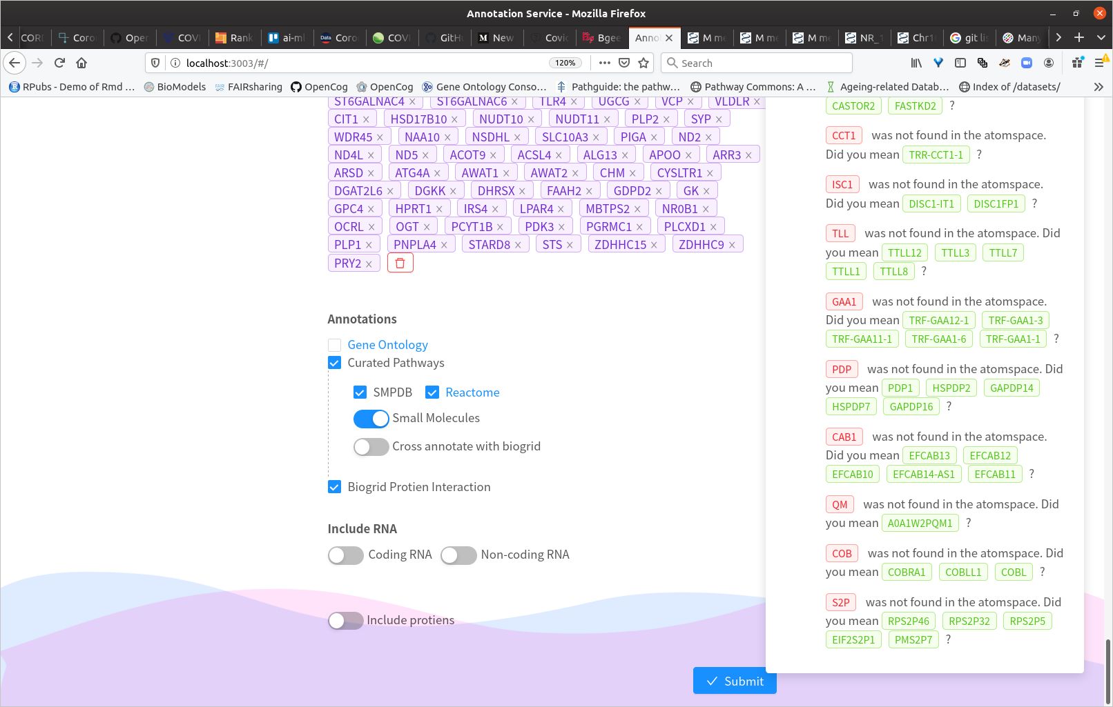 unknown gene list doesn't scroll when too large to fit on screen · Issue #52 · MOZI-AI ...