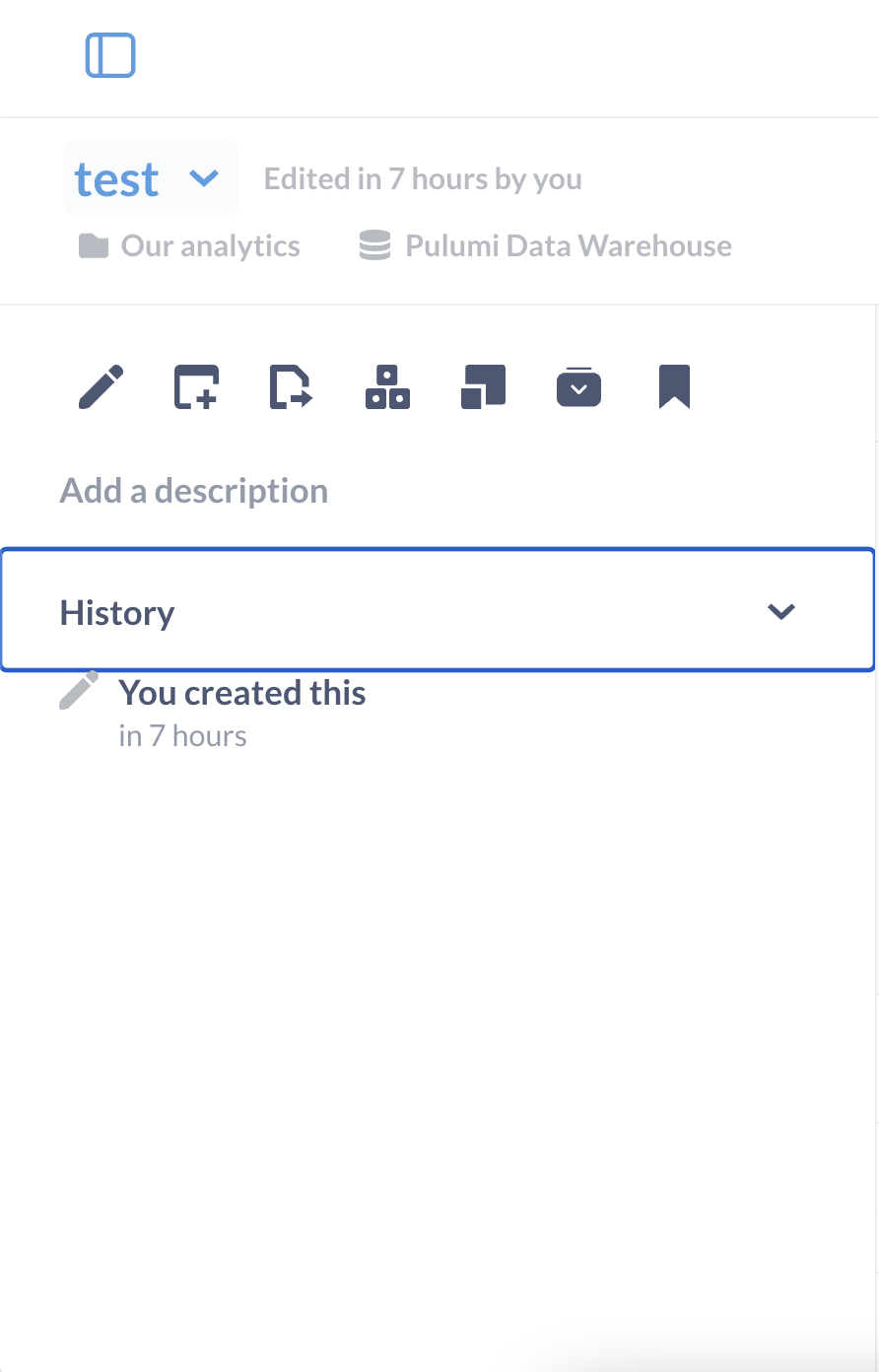 Show the SQL query you forked off of in 'History' · Issue #25376 · metabase/metabase · GitHub