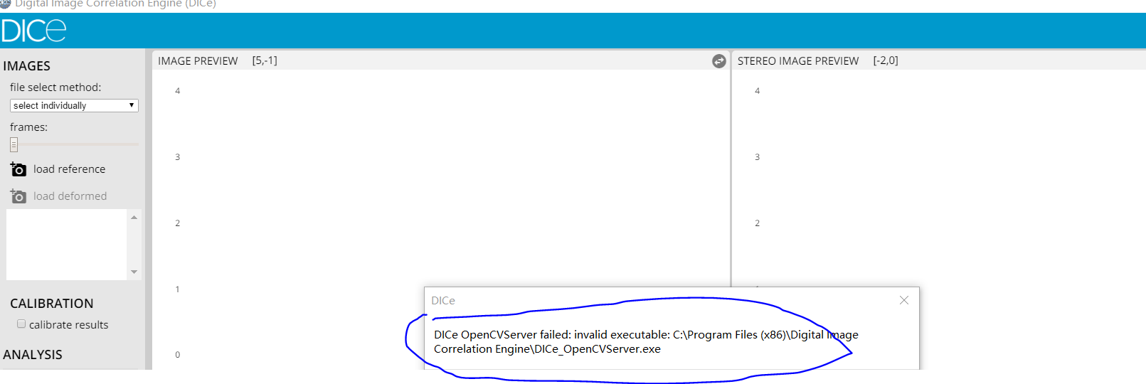DICe opencvserver failed · Issue #203 · dicengine/dice · GitHub