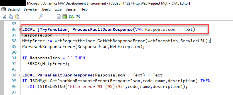 Codeunit 1297 "Http Web Request Mgt." outdated in Code and could ...