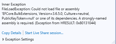 Signed NuGet · Issue #735 · borisdj/EFCore.BulkExtensions · GitHub