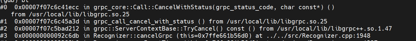 TryCancel crashes with segment fault. · Issue #31403 · grpc/grpc · GitHub