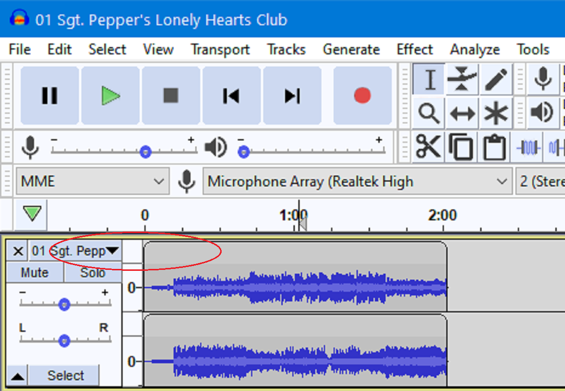 Alignment of Trackname in TCP and the Clip-handle drag-bars · audacity audacity · Discussion ...