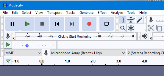 Windows and Linux: Transport toolbar has black dots at the corners of ...