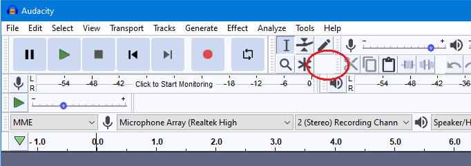 Tools toolbar looks odd and incomplete with a blank tool cell · Issue #2131 · audacity/audacity ...