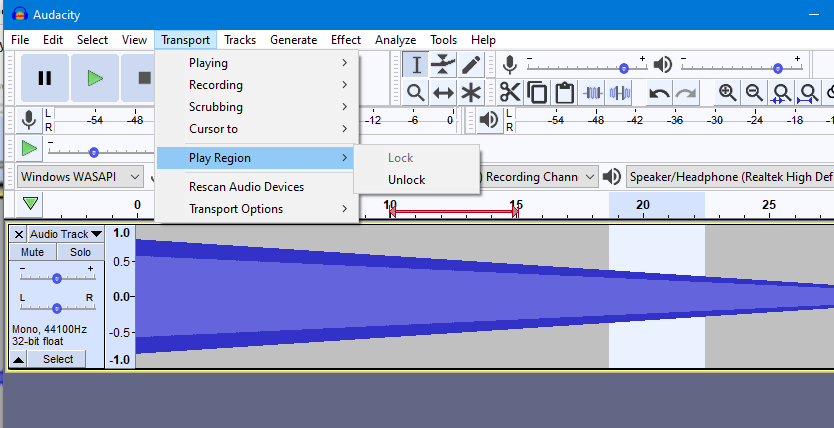 Deselecting audio should clear the selection in the timeline · Issue ...