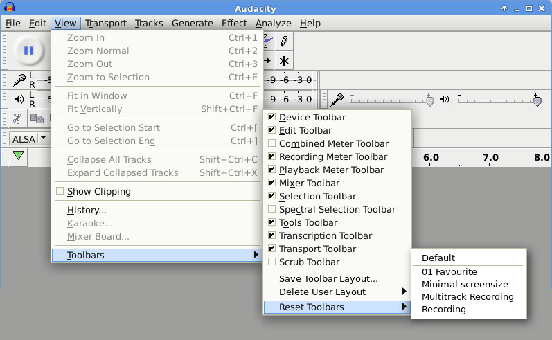 Custom Resets for Toolbar Layouts · Issue #2398 · audacity/audacity · GitHub