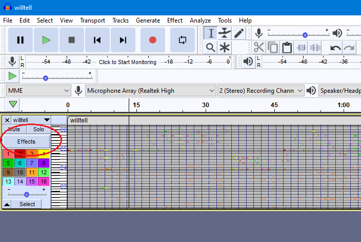 Note Track has an Effect button in TCP · Issue #2593 · audacity ...