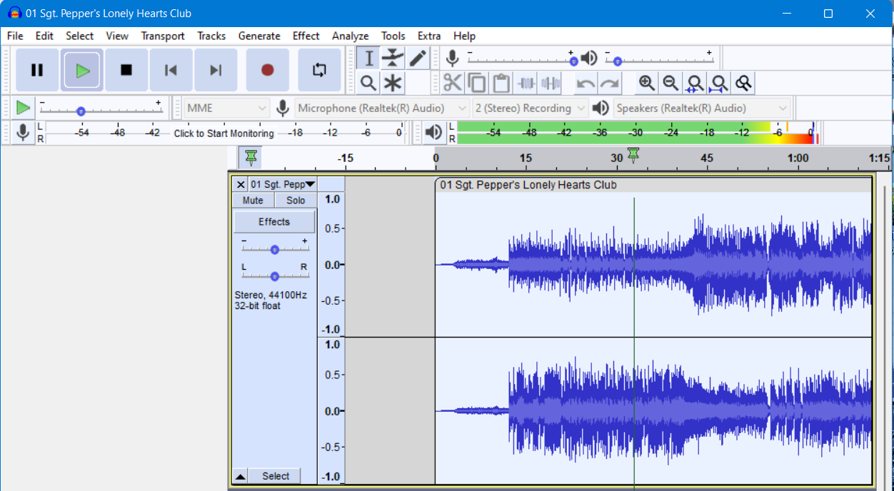 Selection indication on the time bar does not correspond to selection · Issue #2614 · audacity ...