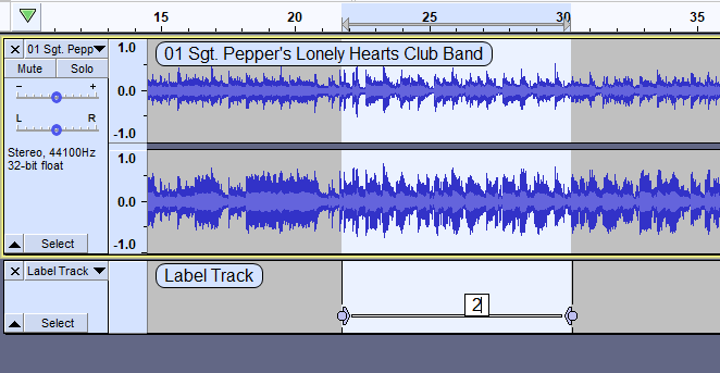 Tabbing to labels in a Label track no longer updates the display to ...