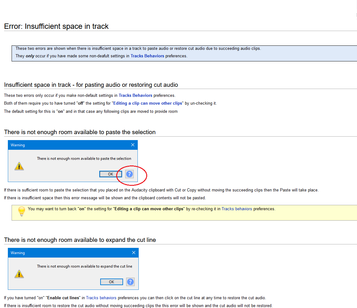 "Editing a clip can move other clips" defaults to "off" · audacity audacity · Discussion #1851 ...