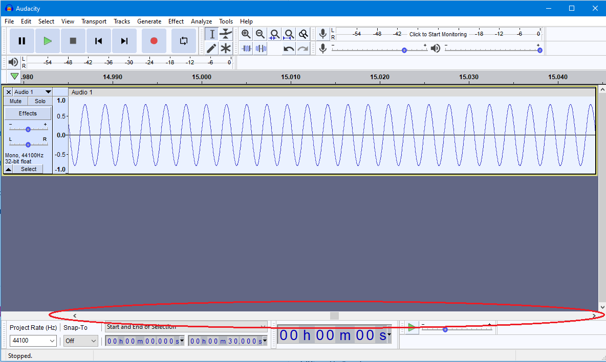 Linux: Missing horizontal scrollbar · Issue #2937 · audacity/audacity ...