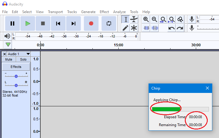 Progress dialogs for effects (and generators) show erroneous durations ...