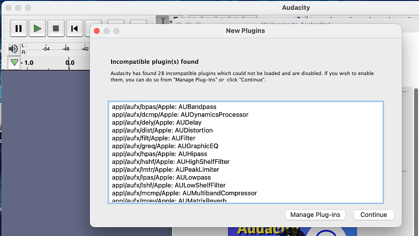 User is told that AU and LADSPA plug-ins are "incompatible" · Issue #2982 · audacity/audacity ...