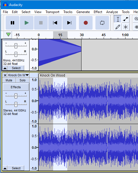 On importing a file any existing time range selection is retained but transferred to the ...