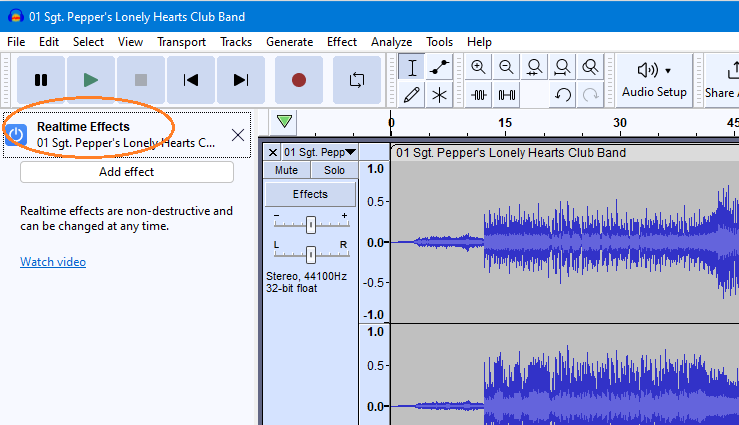 Suggest renaming the new (3.2) TCP Effects button to "RT Effects" · Issue #3867 · audacity ...