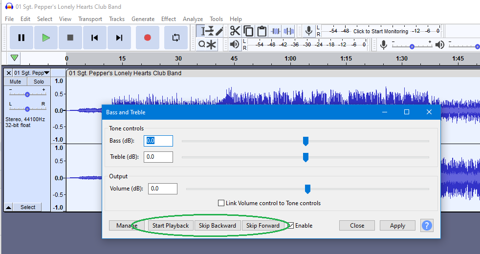 Bass and Treble finetuning during PLAY mode · Issue #3905 · audacity/audacity · GitHub