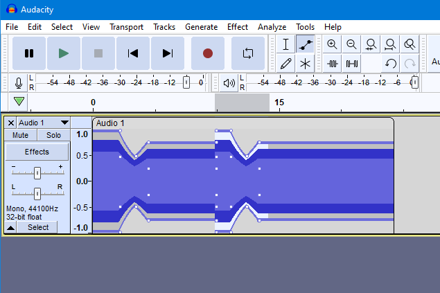 Audacity creates an extra Envelope Point when copying a selection to ...