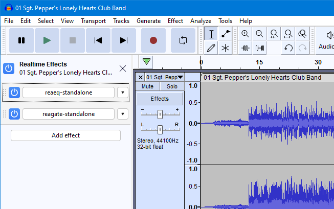 There is no visual (or audible) cue in the TCP for an invisible active Effects Stack · Issue ...