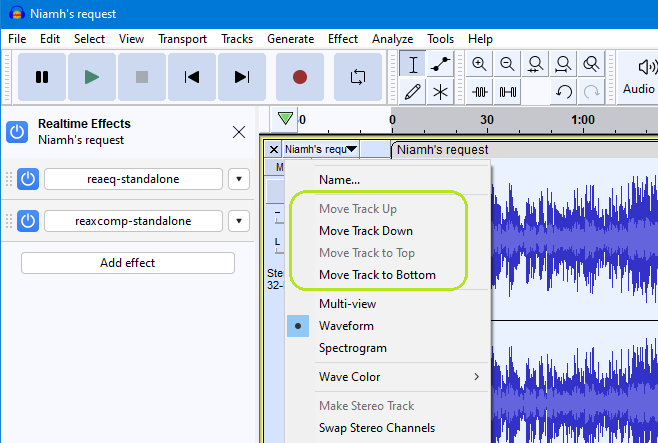No (easy) way to re-order effects in an Effects Stack · Issue #4093 · audacity/audacity · GitHub