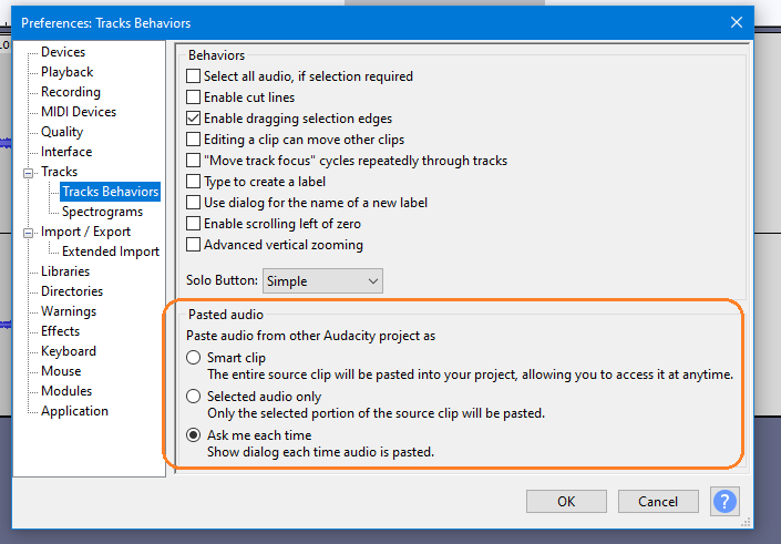 Performance and file size issues when copying and pasting a small portion of a very large clip ...