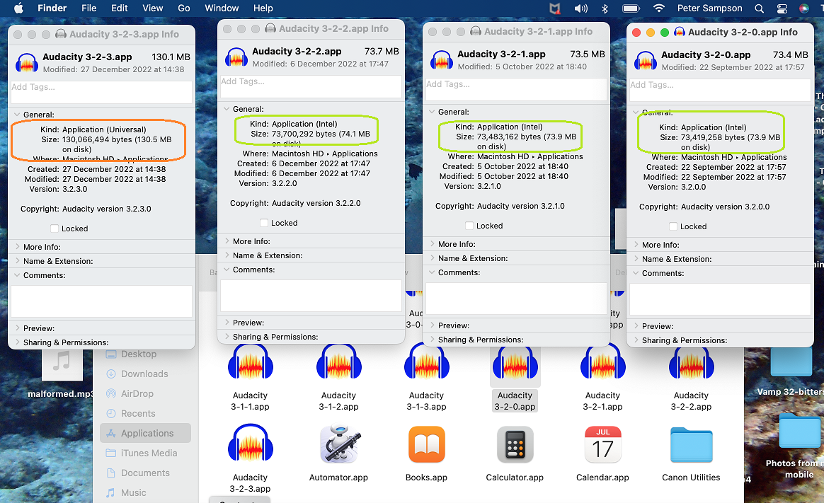 macOS: Default 3.2.3 download from in-app update notification is twice ...