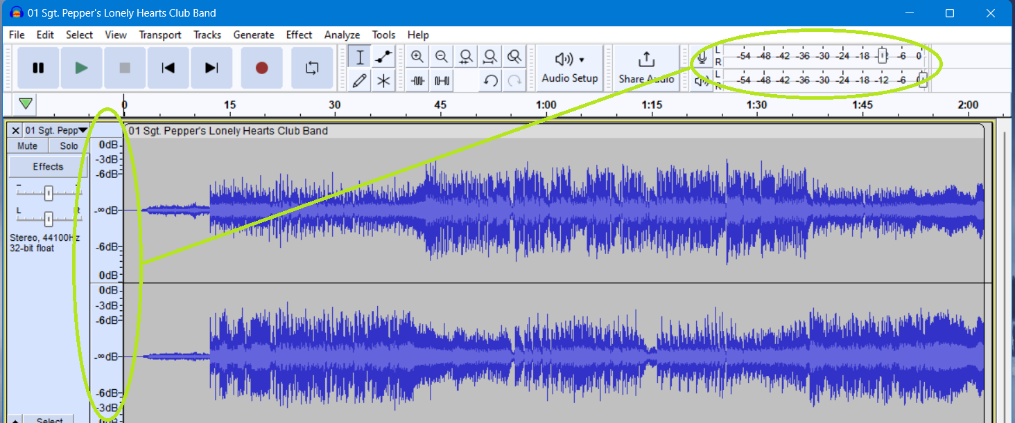 The new Linear (dB) would be a better default view - and be consistent with the meters · Issue ...