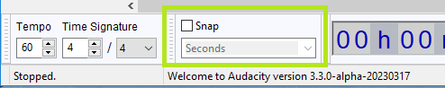Display oddity with Snapping toolbar when turning snapping off · Issue #4427 · audacity/audacity ...