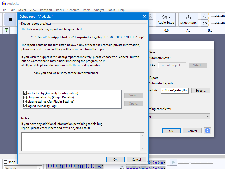 New Export: Timer Record is still using the old Export Audio dialog · Issue #4819 · audacity ...