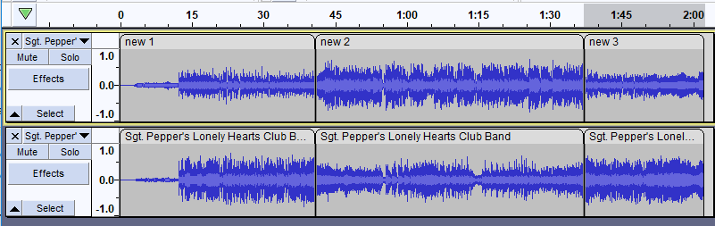 Split stereo track gets old clip name assigned to the clip in the ...