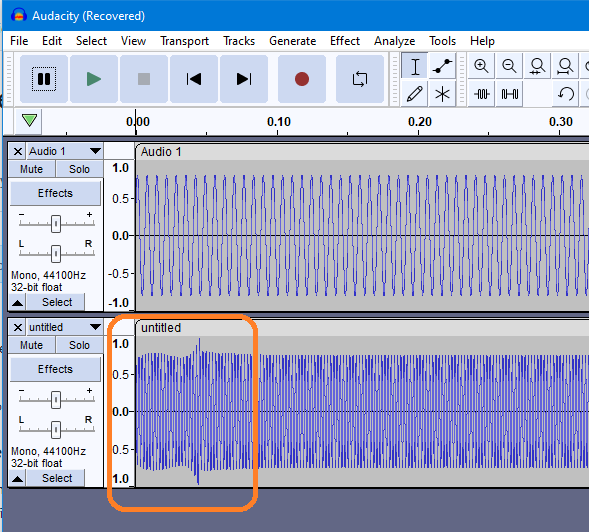 An Exported Stretched Clip Exhibits A Vastly Different Waveform When Re Imported · Issue 5148 