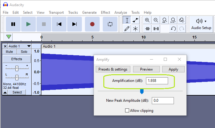 Amplify (and Normalize) incorrect on time-stretched clips · Issue #5588 · audacity/audacity · GitHub