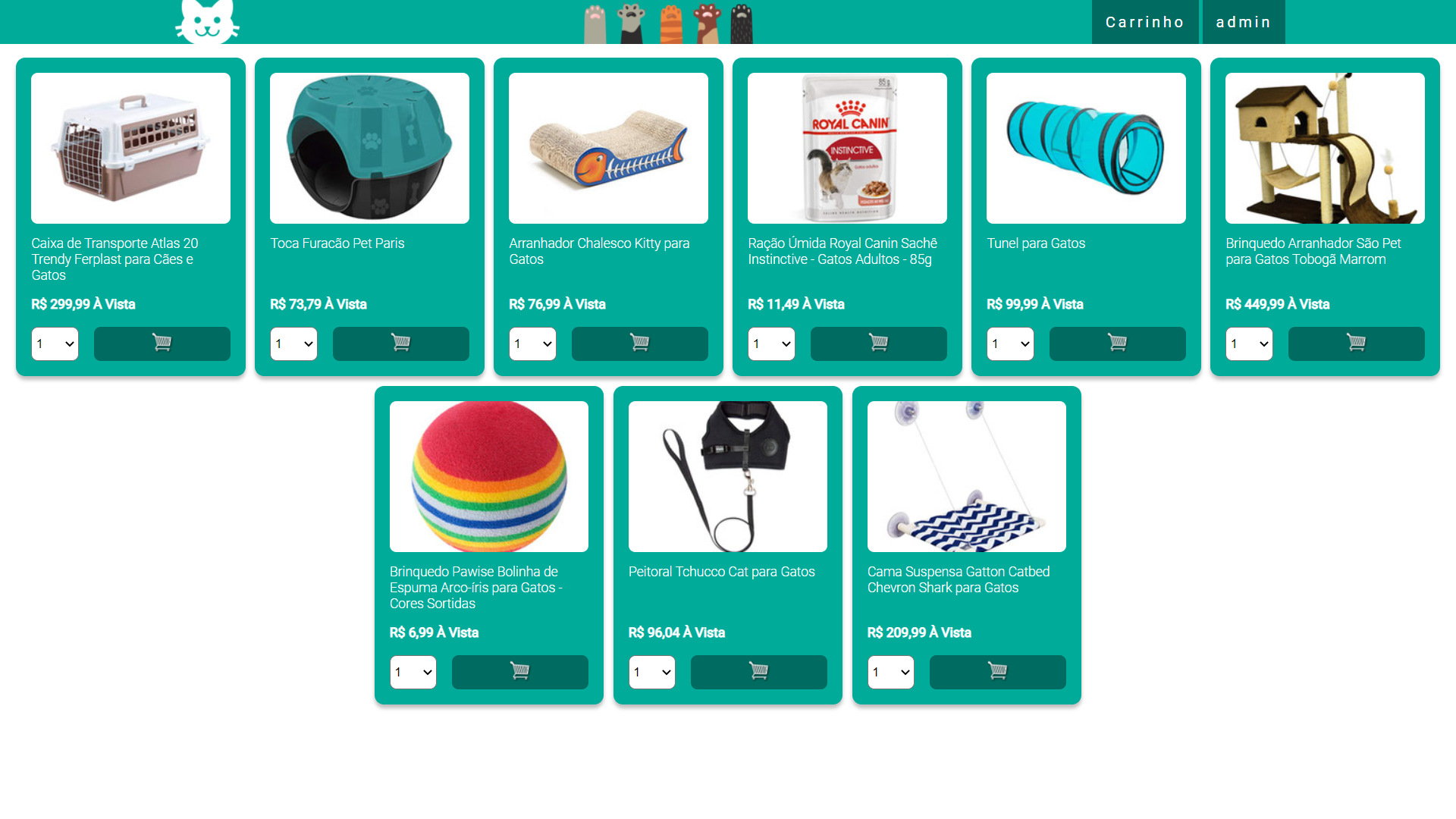 GitHub - MarcosBB/E-commerce: É um site de vendas de produtos para gatinhos feito em python com ...