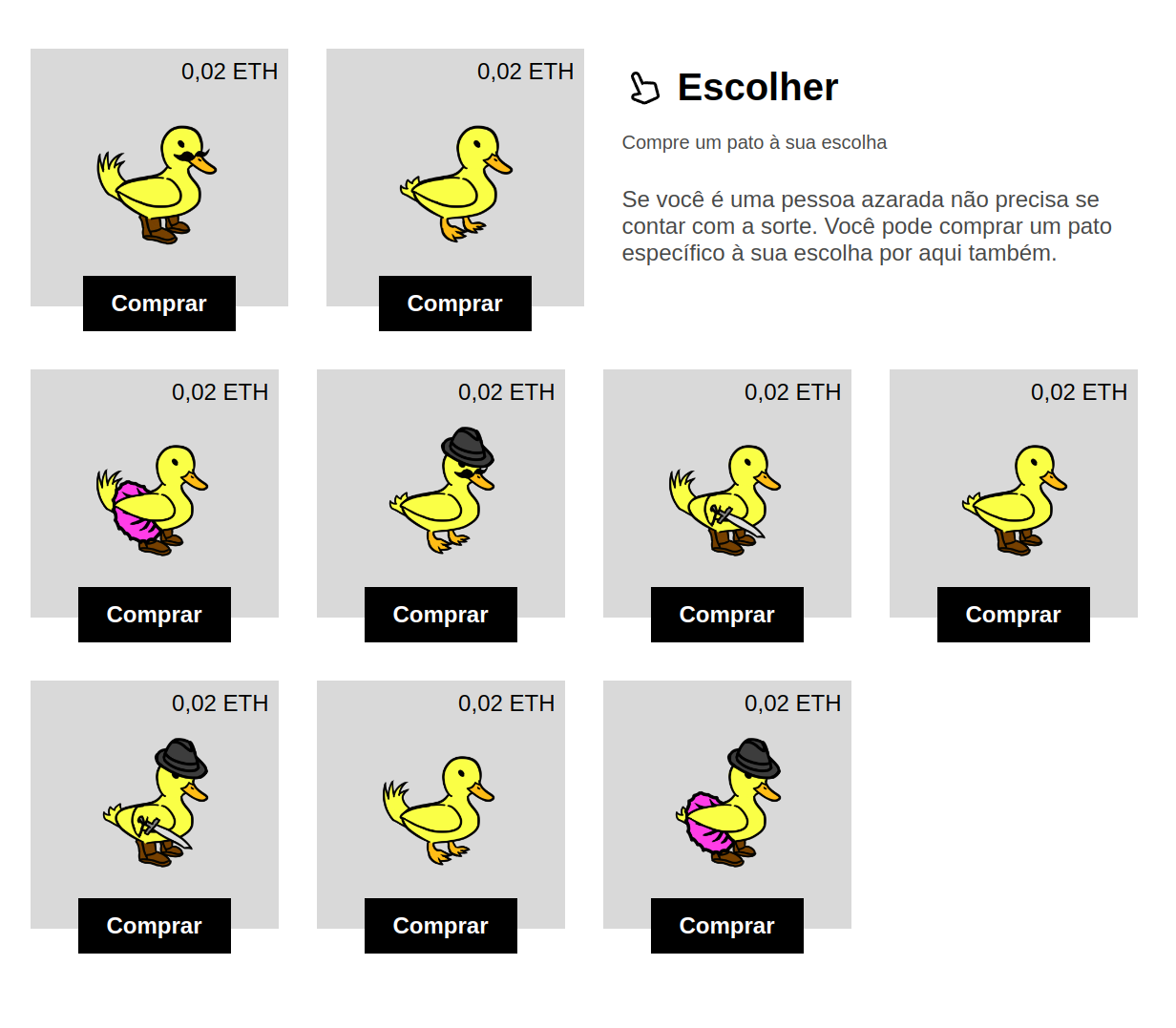 Github Marcosbb Duck Nft Frontend Marketplace De Nft De Patos