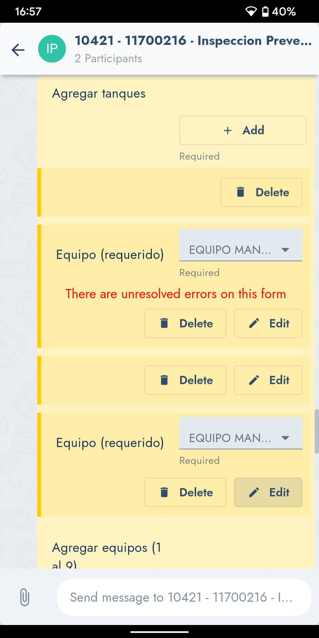 Bug report: Fallan validaciones de formulario luego de enviar y dejar editable · Issue #1214 ...